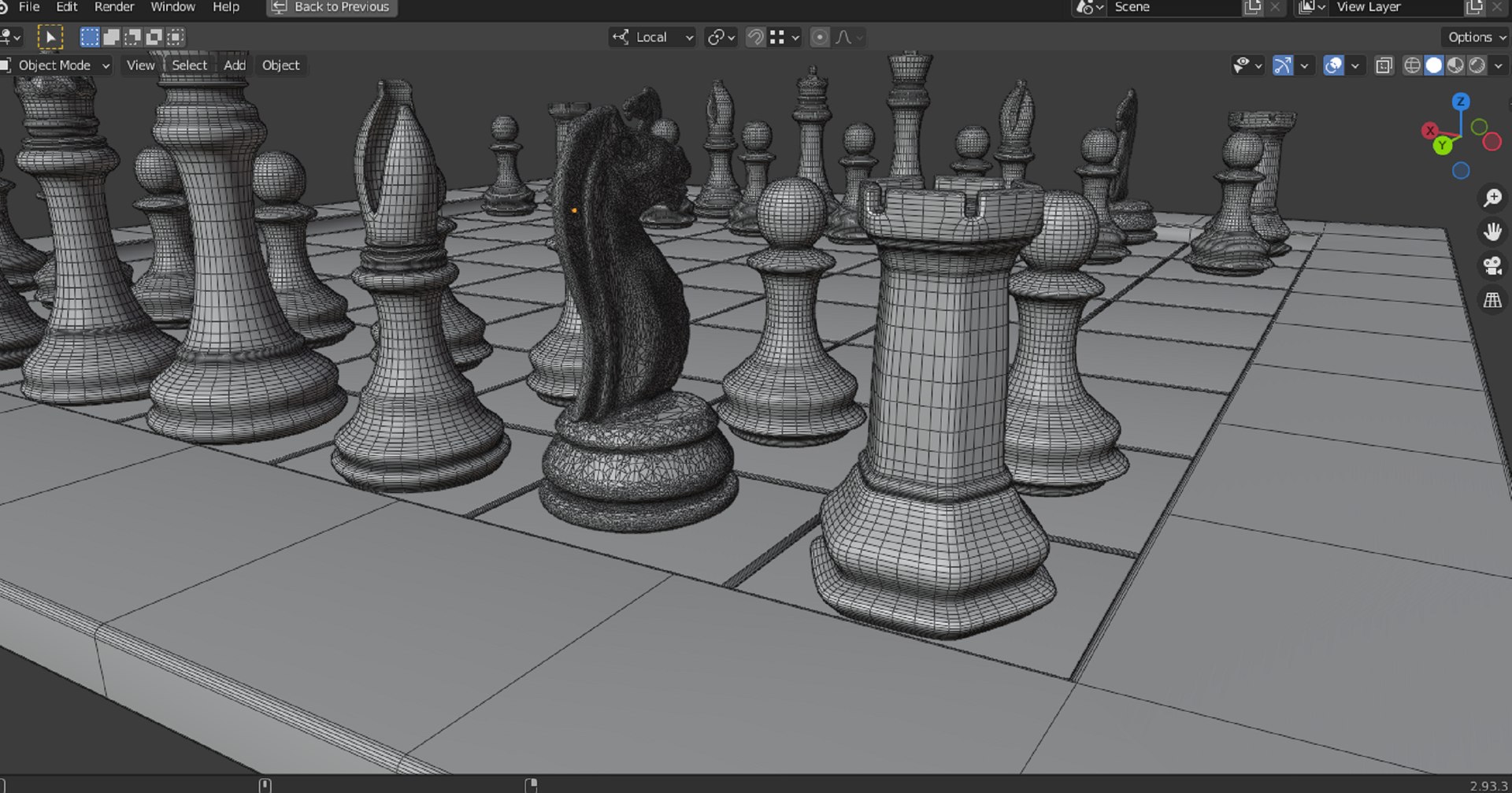 Chess 3D model - TurboSquid 1781561