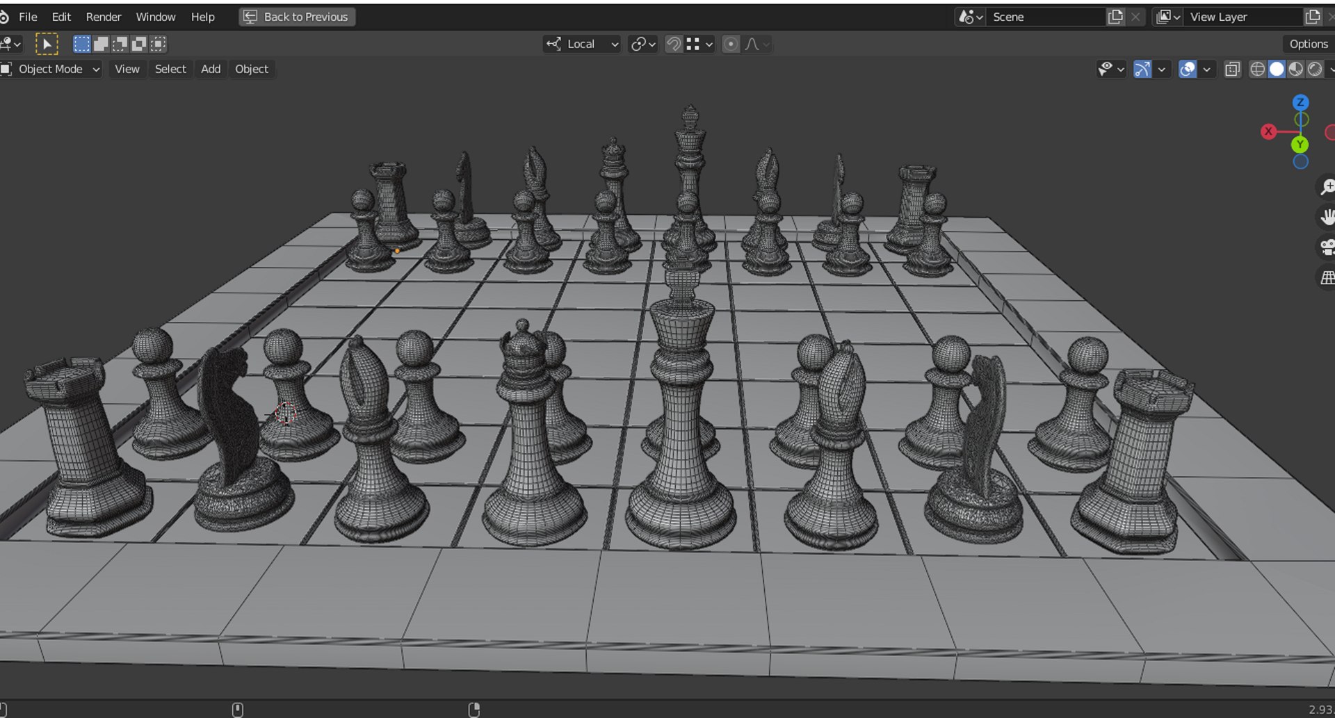 Chess 3D model - TurboSquid 1781561