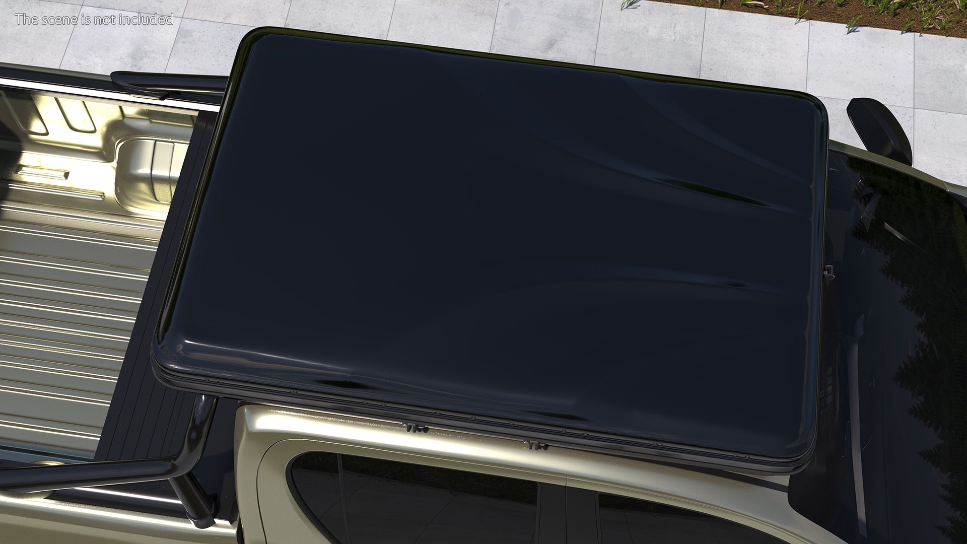 3D Car Roof Top Tent Grey Folded - TurboSquid 2206615