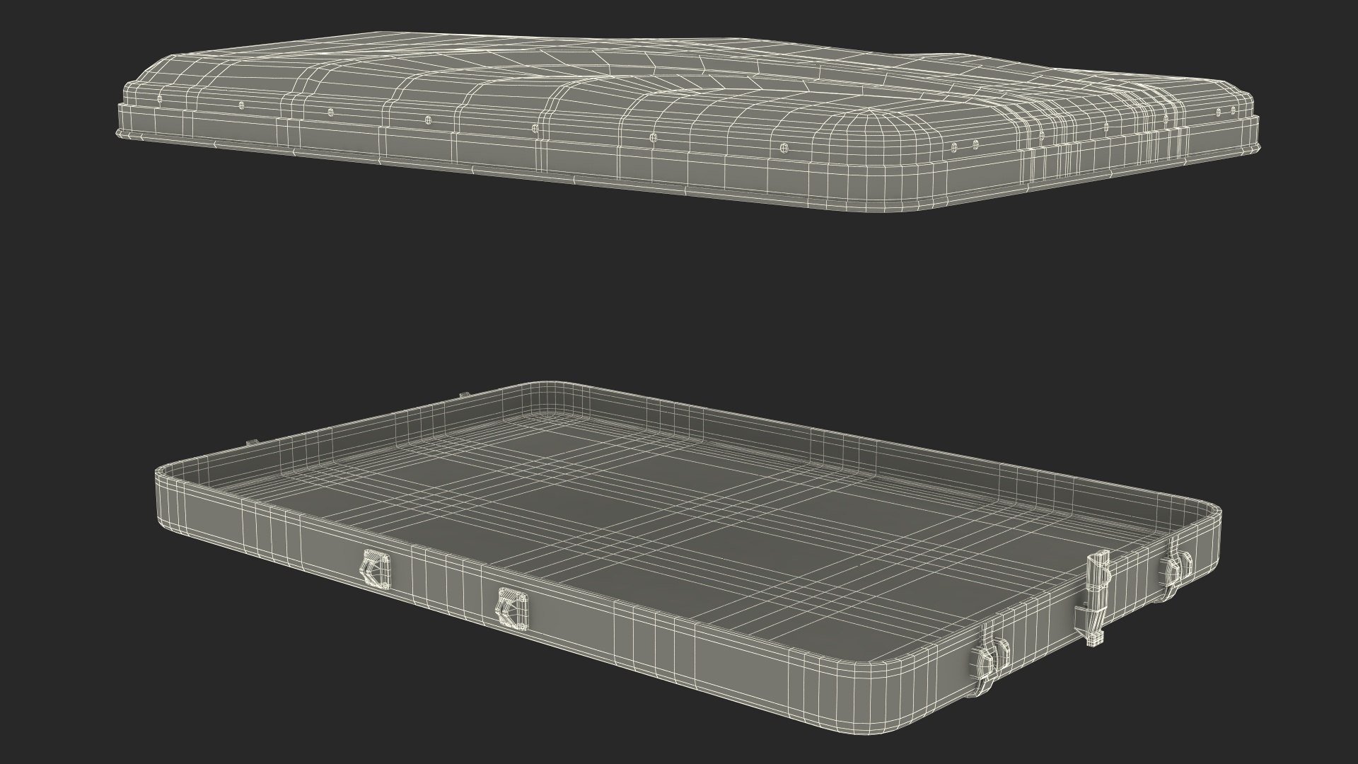 3D Car Roof Top Tent Grey Folded - TurboSquid 2206615