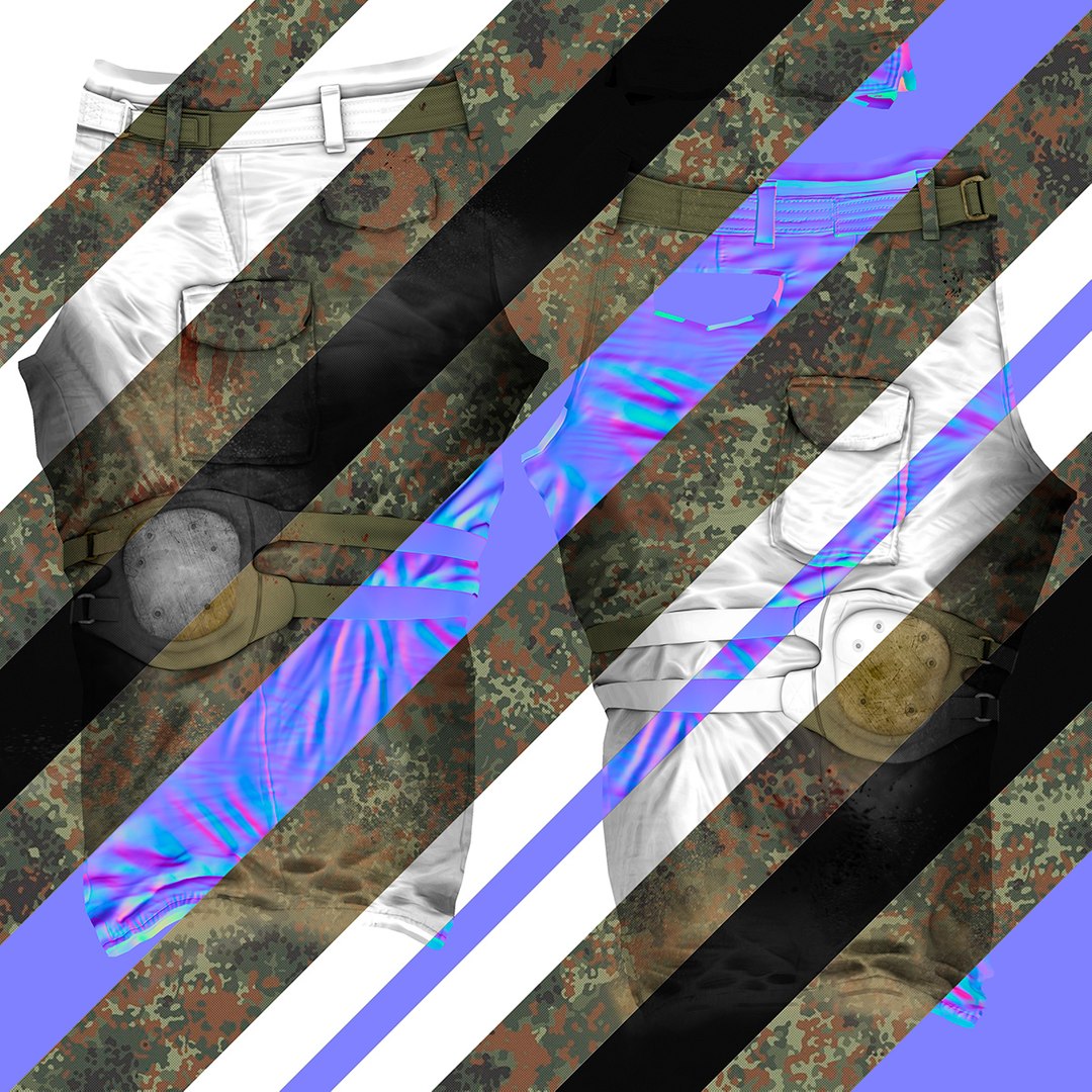 3d qualitative soldier cloth set