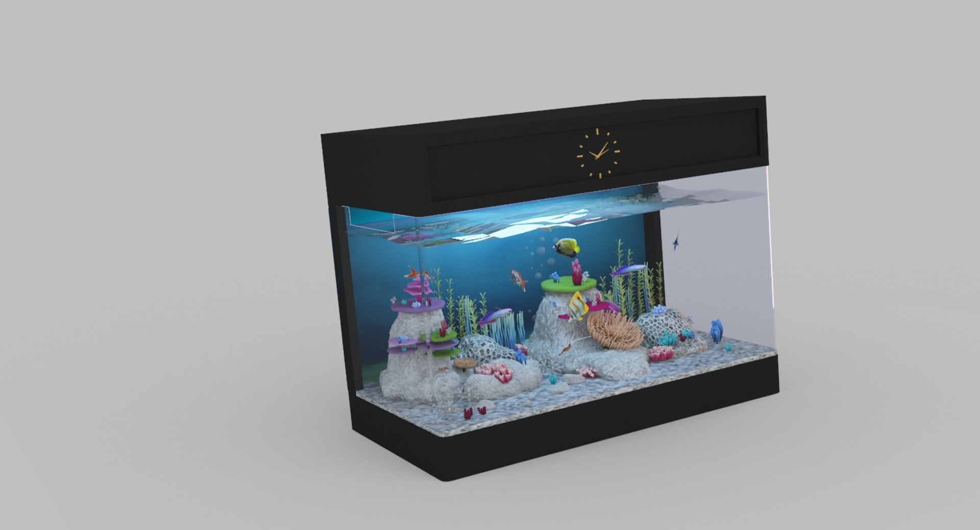 3D Model Aquarium Fish Box - TurboSquid 1253812
