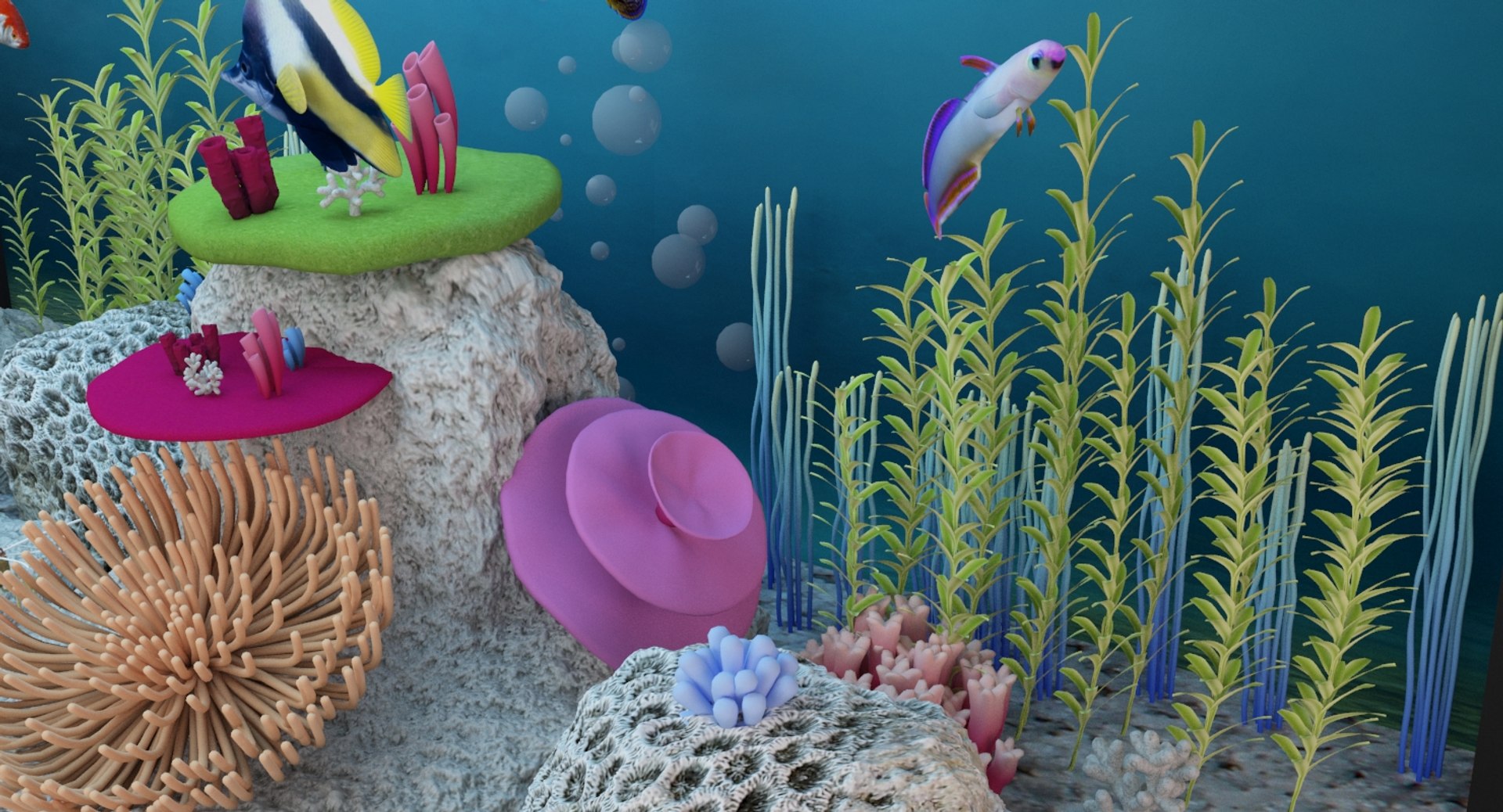 3D Model Aquarium Fish Box - TurboSquid 1253812