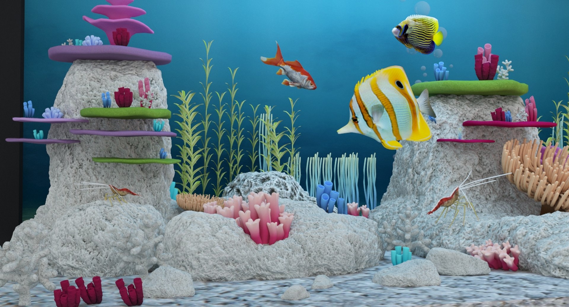 3D Model Aquarium Fish Box - TurboSquid 1253812