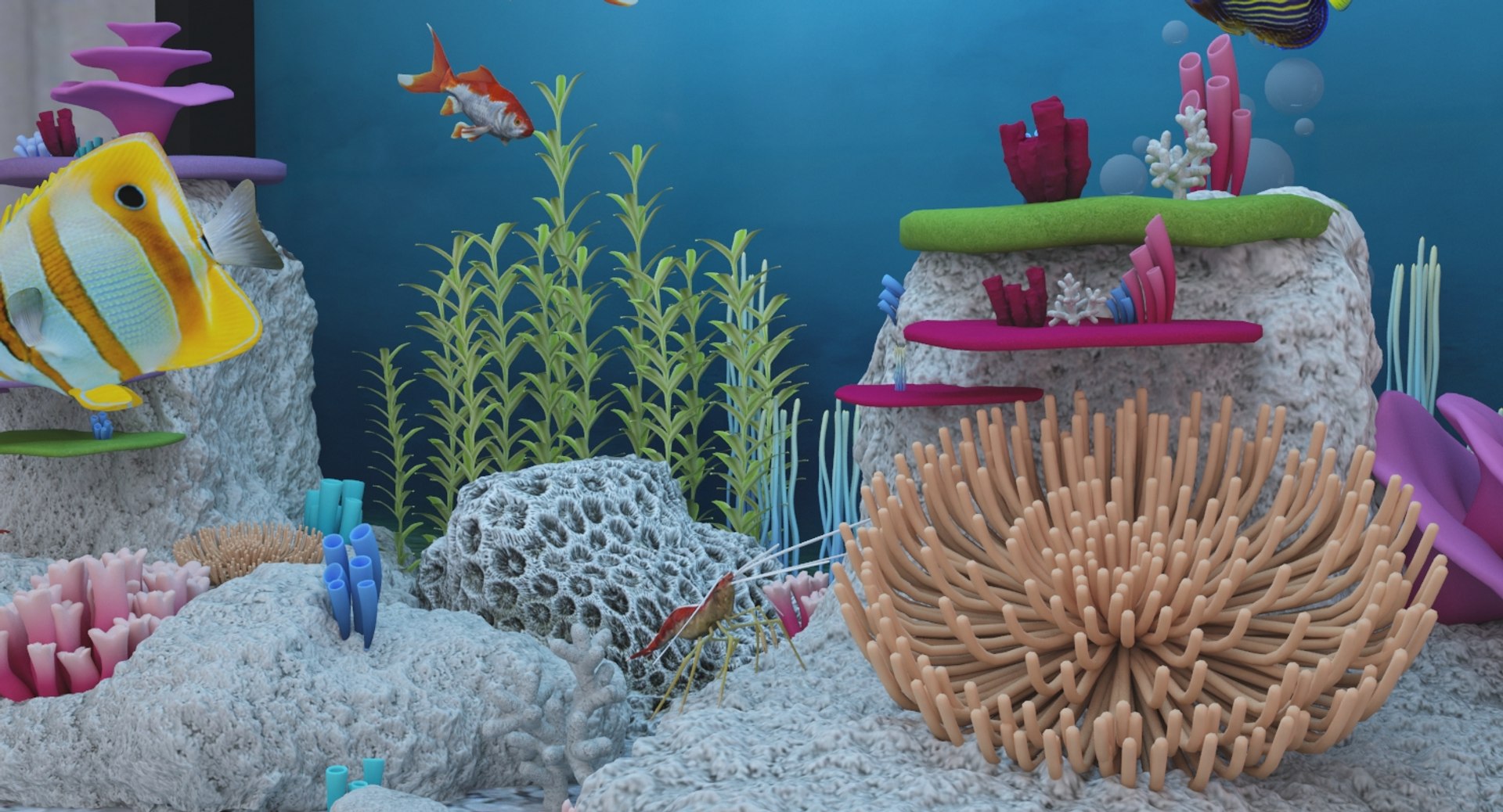 3D Model Aquarium Fish Box - TurboSquid 1253812