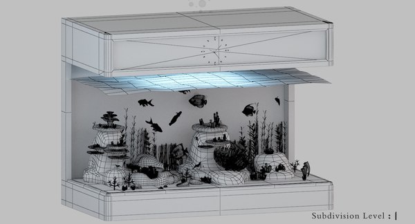 3D model aquarium fish box - TurboSquid 1253812