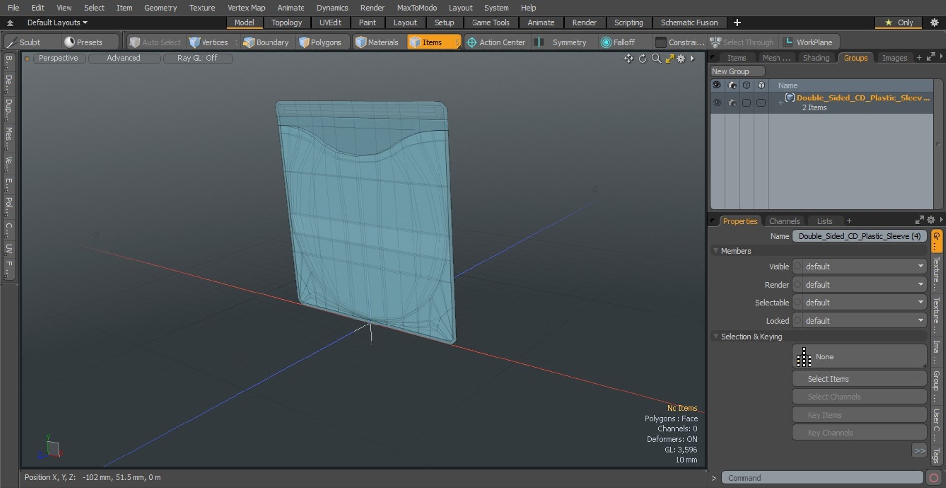 Double Sided CD Plastic Sleeve 3D Model - TurboSquid 1808596