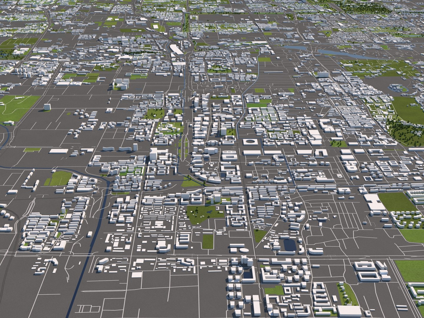 3D Buildings Houses Maps Model - TurboSquid 1438254