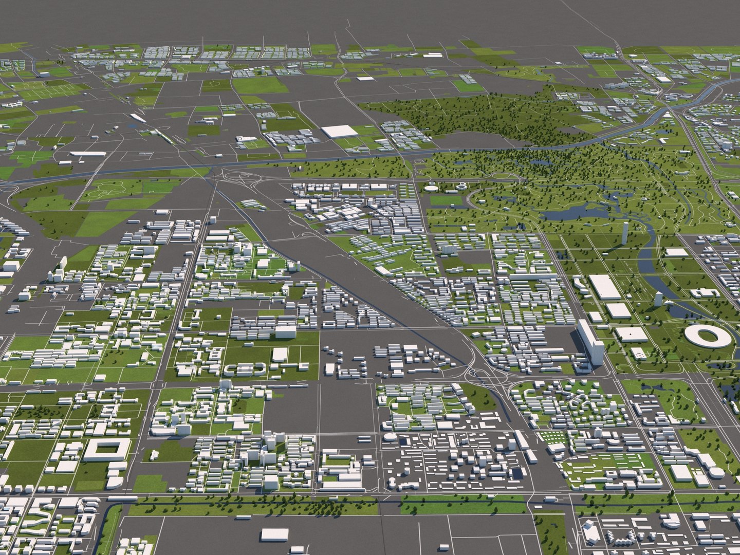 3D Buildings Houses Maps Model - TurboSquid 1438254