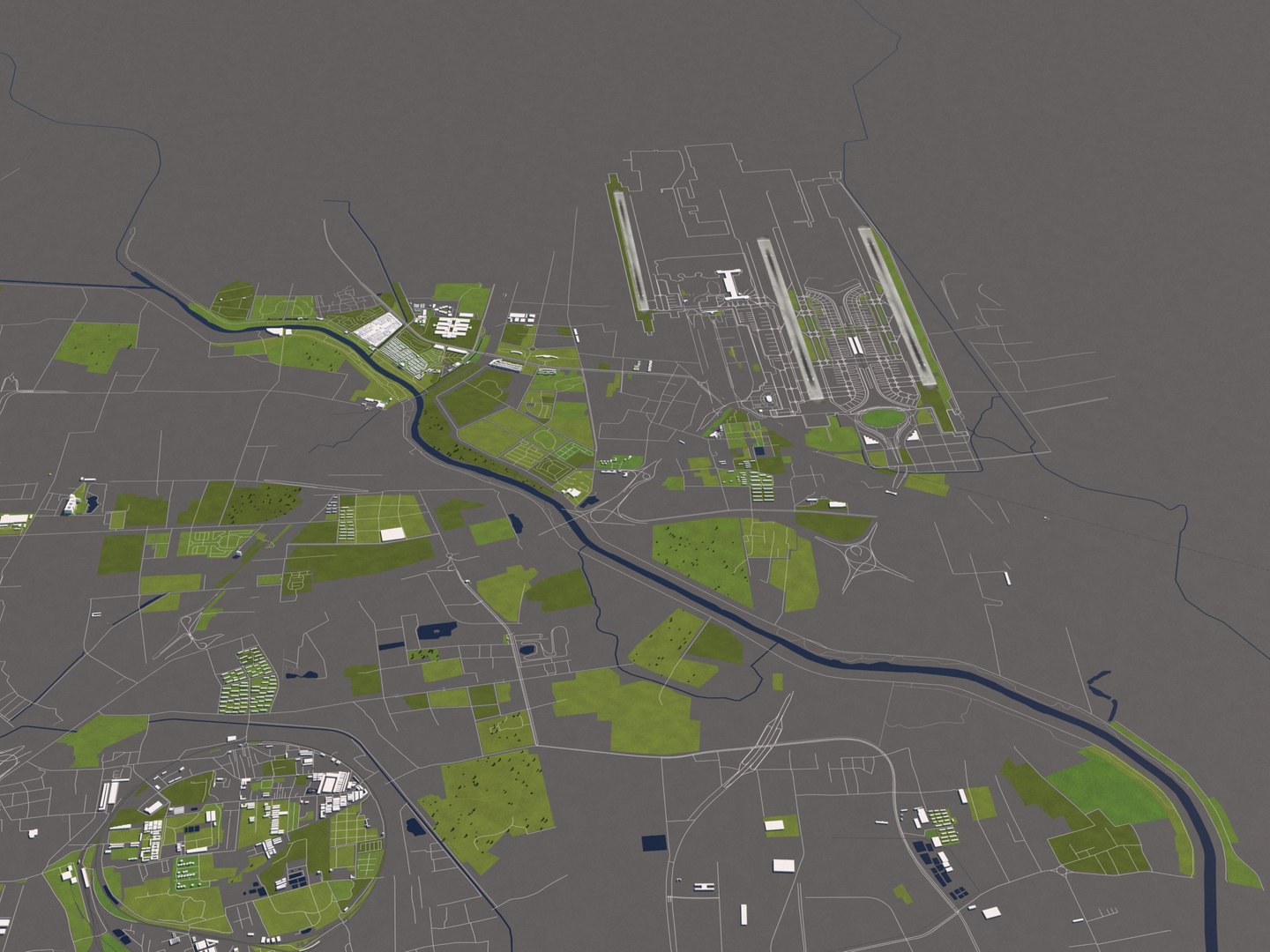 3D Buildings Houses Maps Model - TurboSquid 1438254