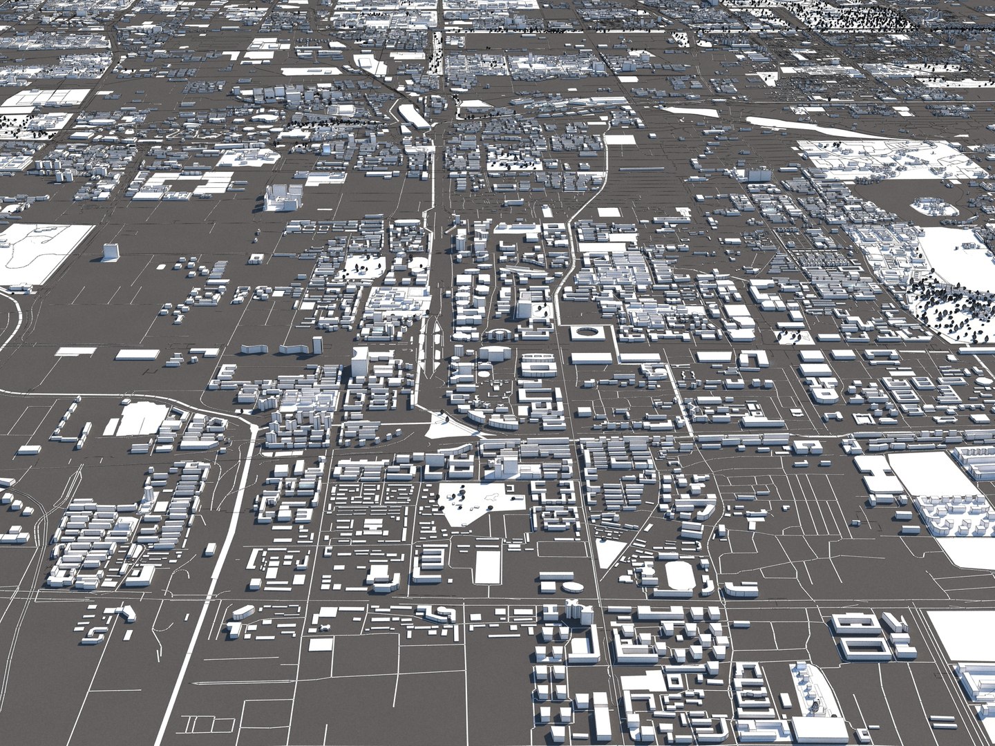 3D buildings houses maps model - TurboSquid 1438254