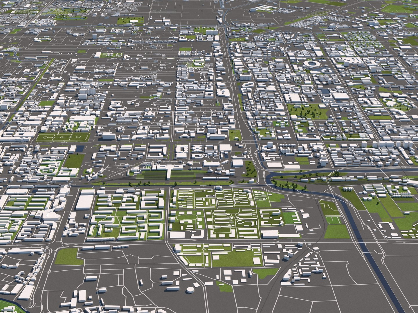 3D Buildings Houses Maps Model - TurboSquid 1438254