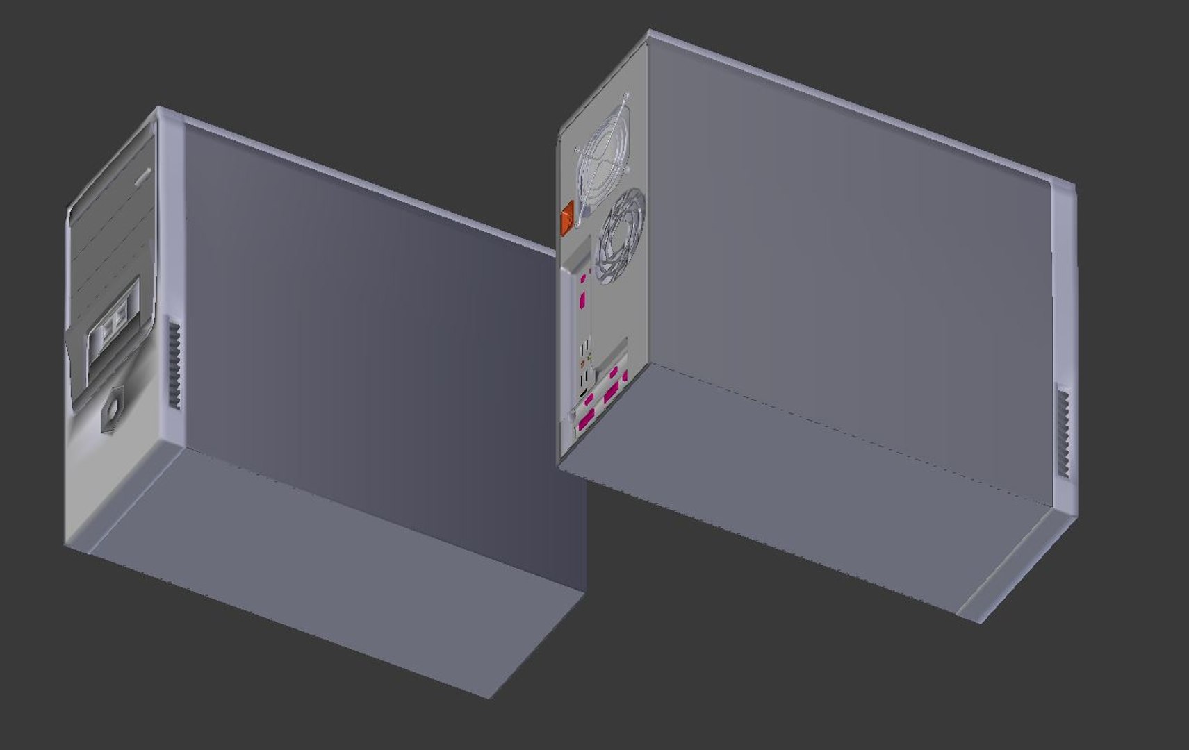 computer 3d model