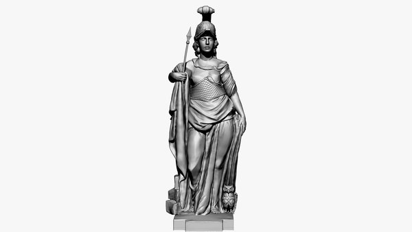 modelo 3d Estatua de Minerva - TurboSquid 1790504