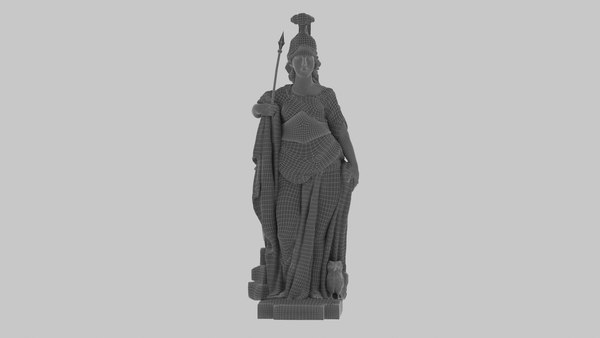 modelo 3d Estatua de Minerva - TurboSquid 1790504