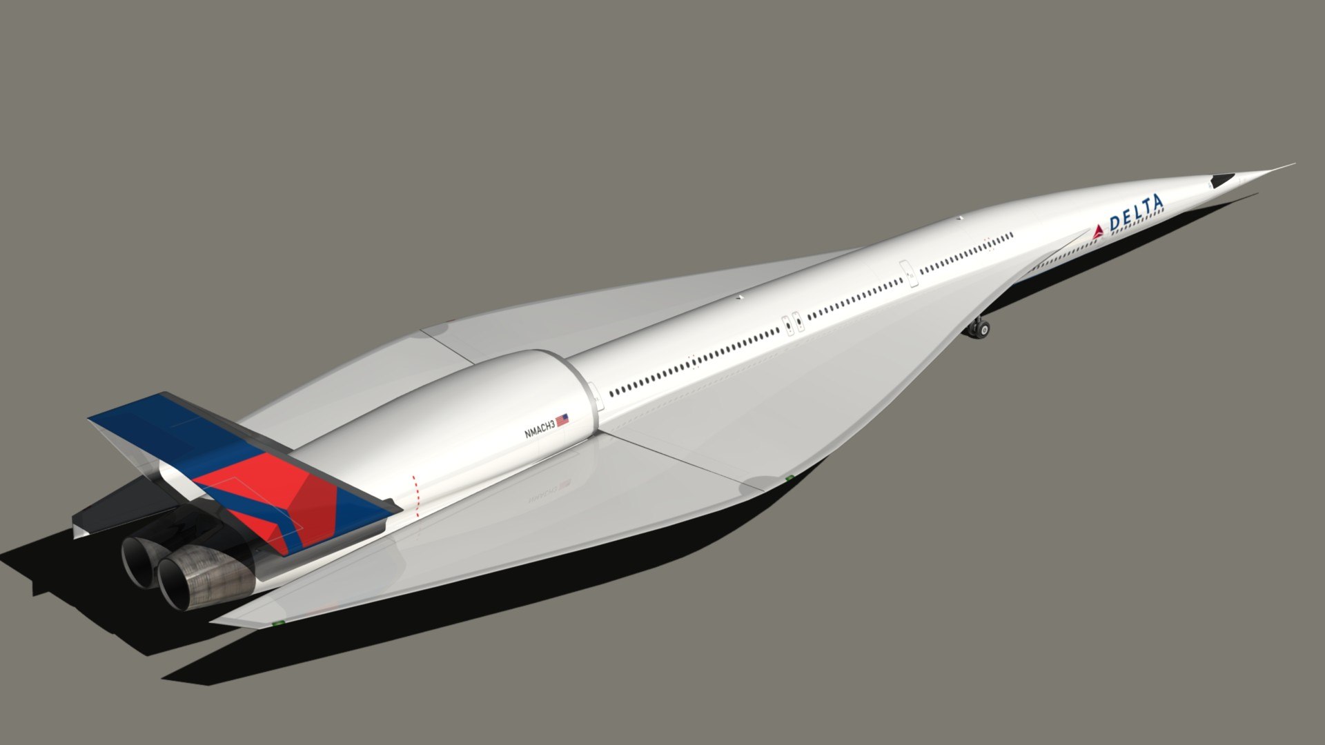 3D Model Ssa Delta Air - TurboSquid 1710612