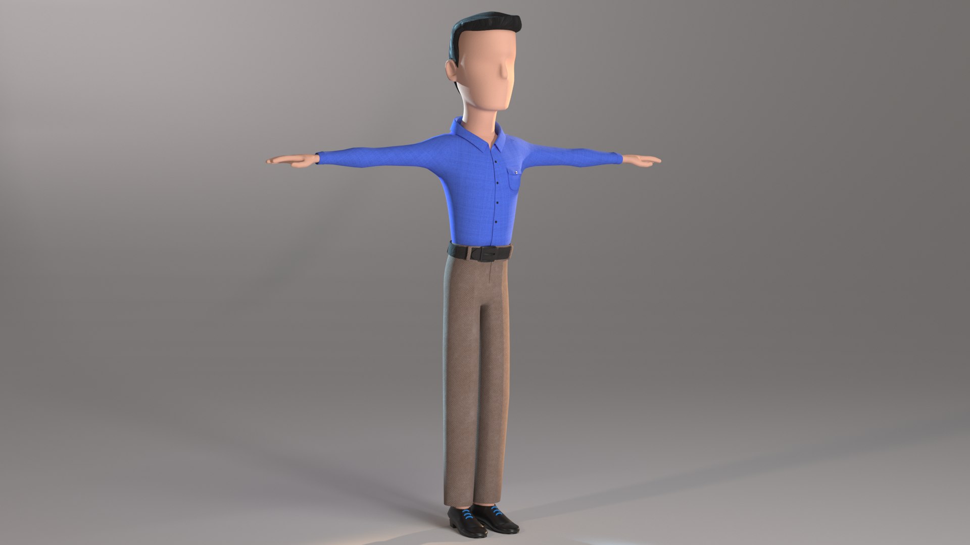 Boy Cartoon Rigged 3D Model - TurboSquid 1424926