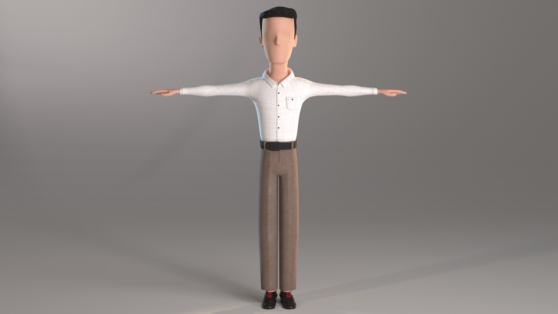 Boy Cartoon Rigged 3D Model - TurboSquid 1424926