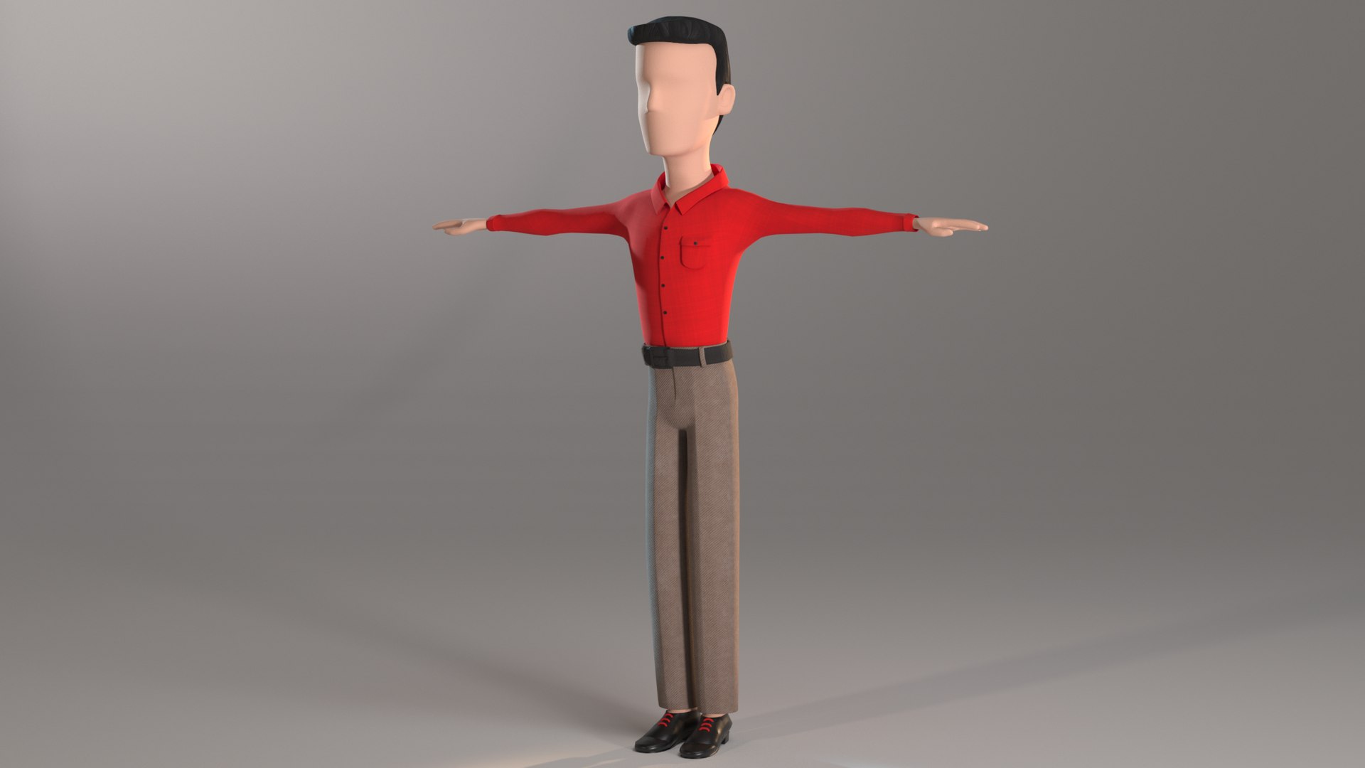 Boy Cartoon Rigged 3D Model - TurboSquid 1424926
