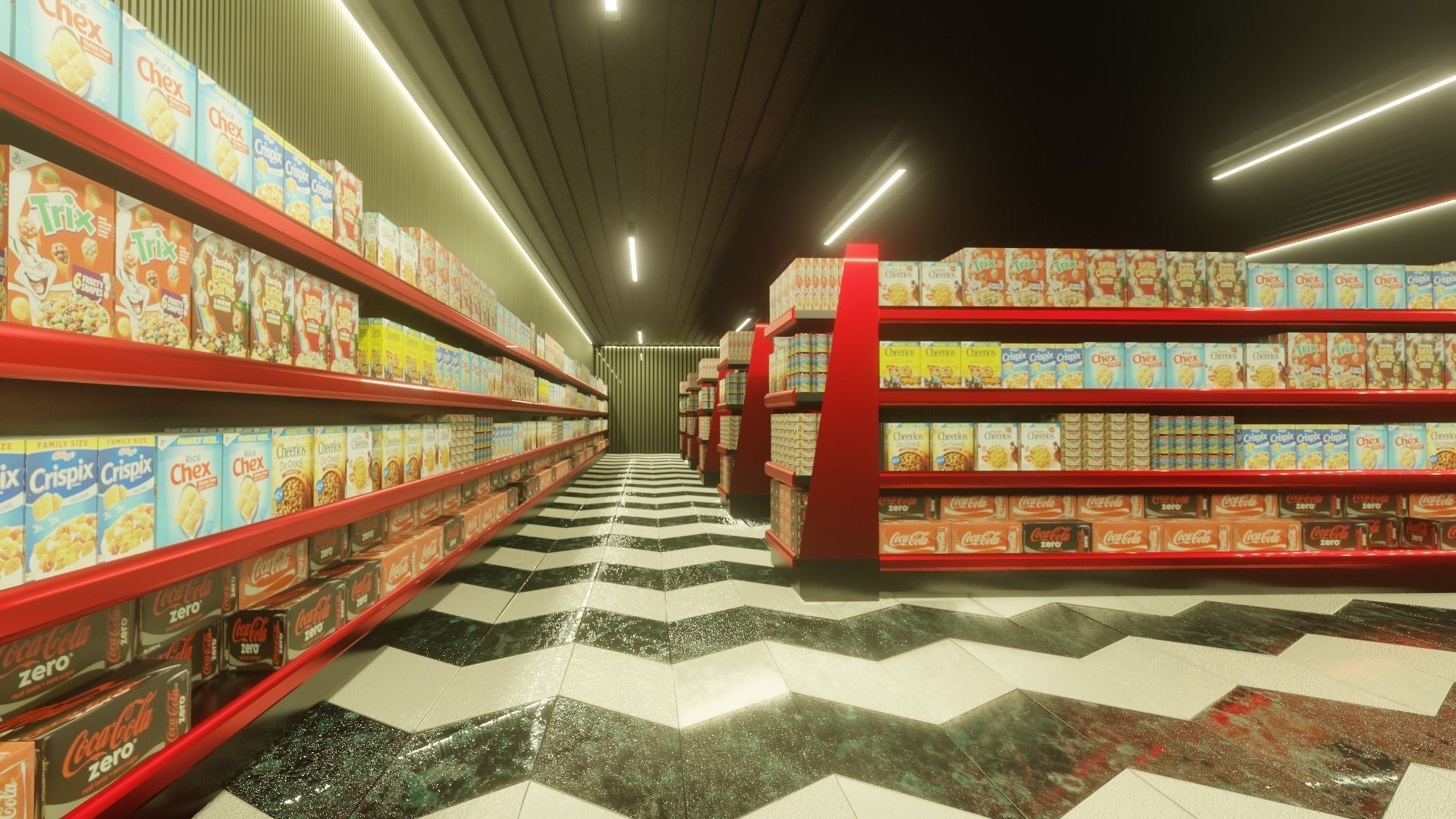 Supermarket 3D Model 3D Model - TurboSquid 2379665