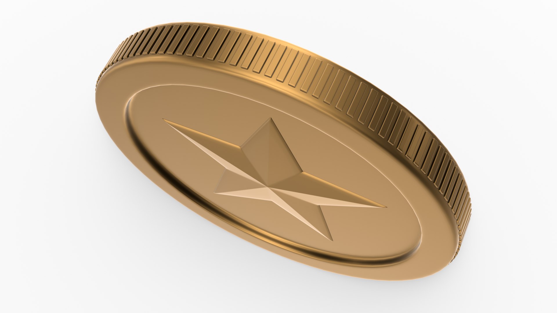 3D Star Coin Model - TurboSquid 2130657