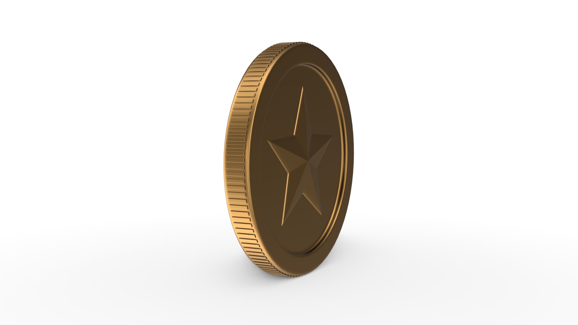 3D Star Coin Model - TurboSquid 2130657