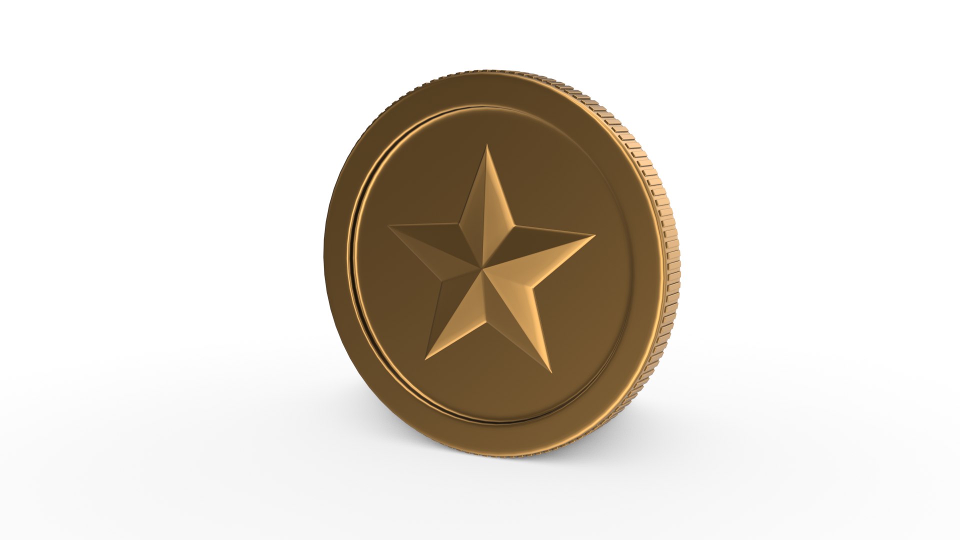 3D Star Coin Model - TurboSquid 2130657