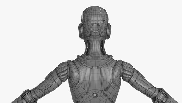 modelo 3d Robot Cyborg Andrógino - TurboSquid 2173920