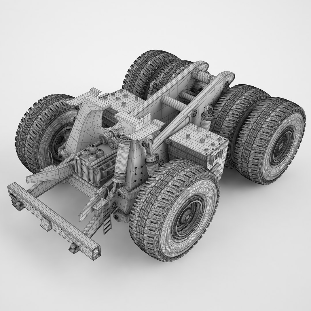 Mining Truck Chassis 3D Model - TurboSquid 1563907