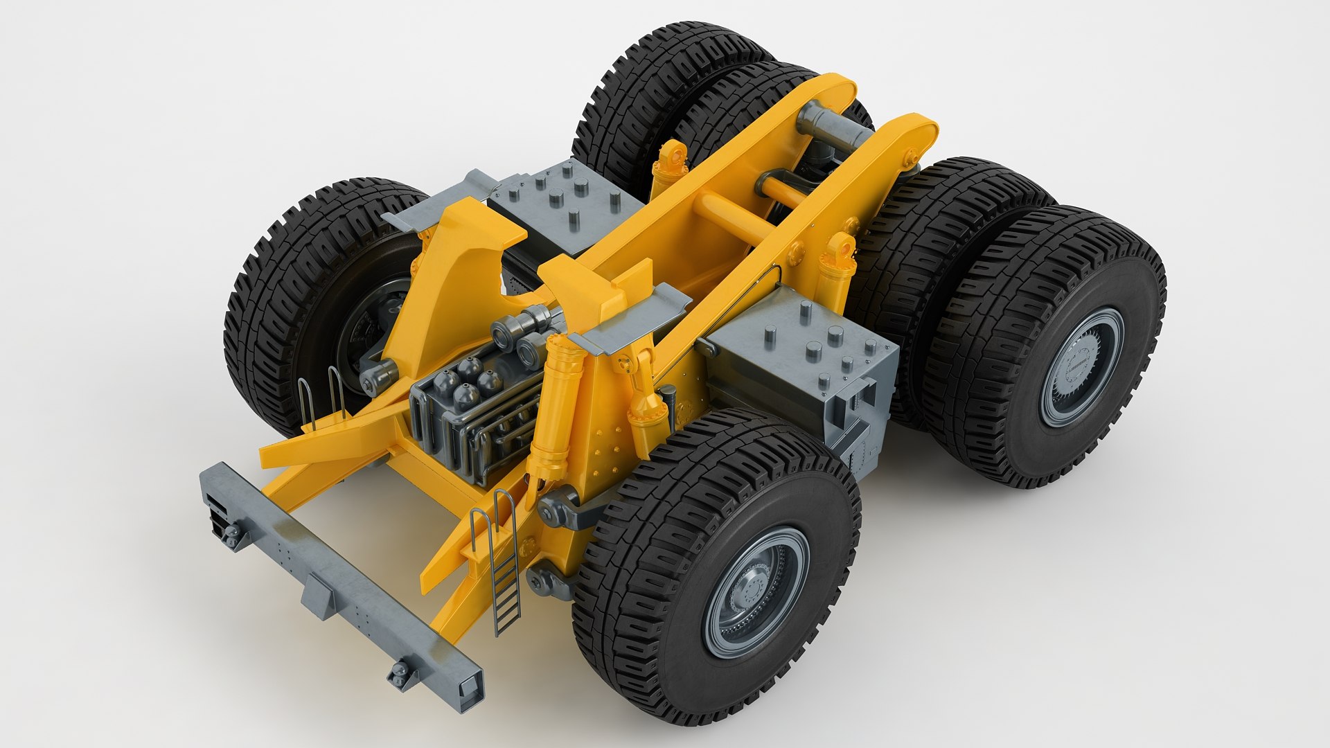 Mining Truck Chassis 3D Model - TurboSquid 1563907