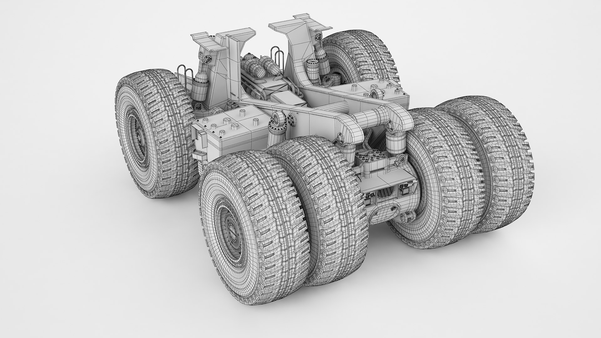 Mining Truck Chassis 3D Model - TurboSquid 1563907