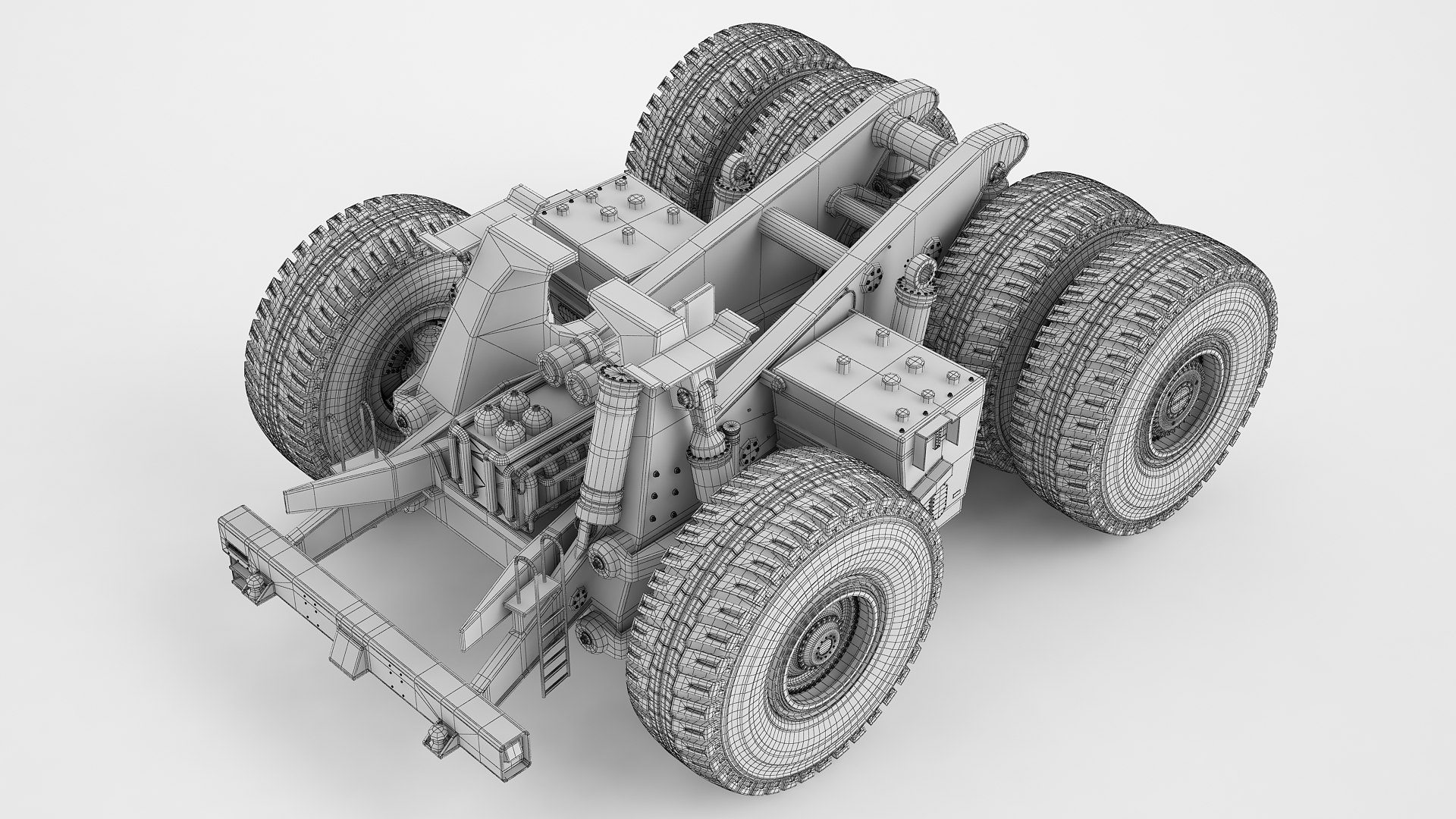 Mining Truck Chassis 3D Model - TurboSquid 1563907