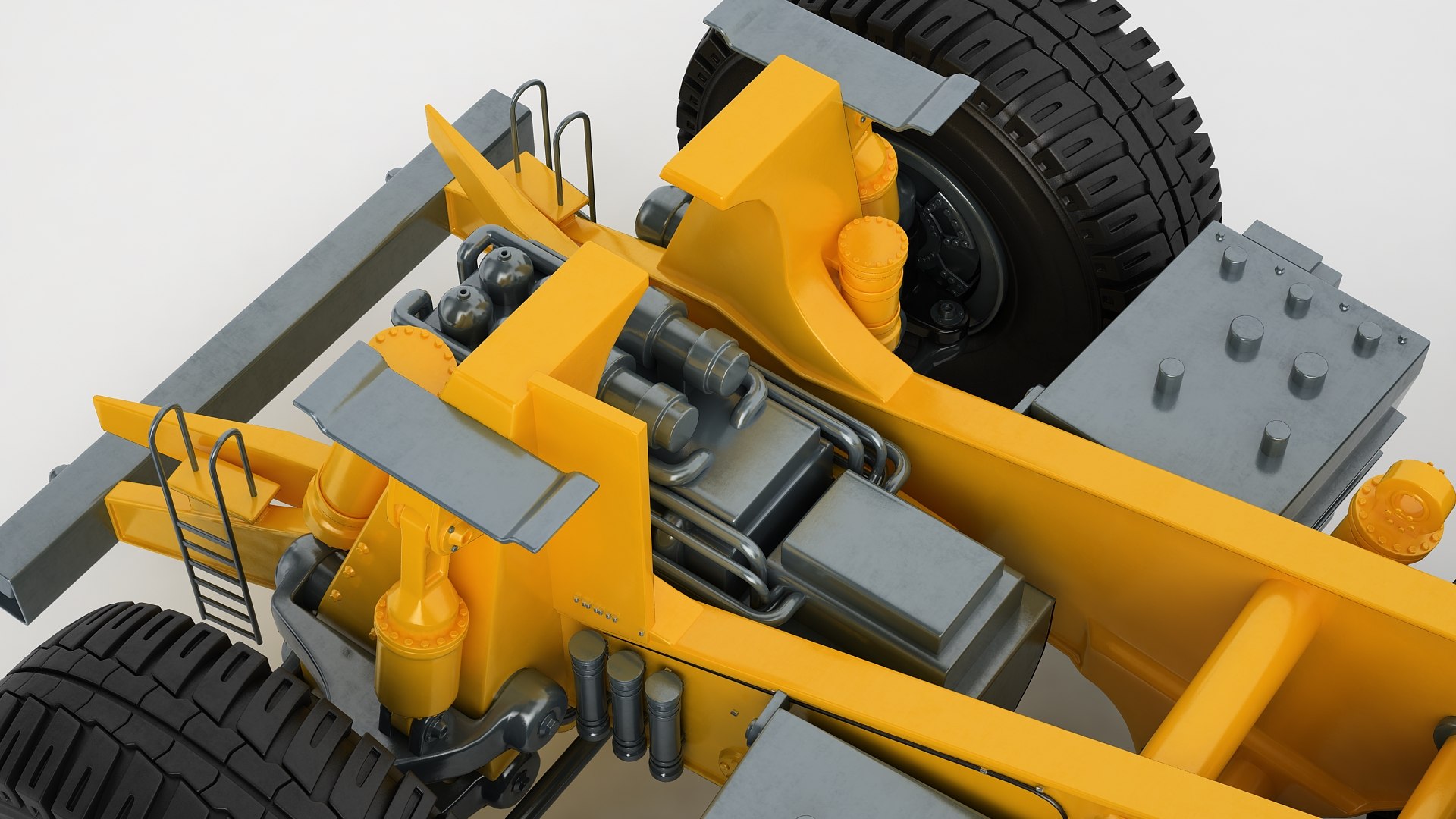 Mining Truck Chassis 3D Model - TurboSquid 1563907