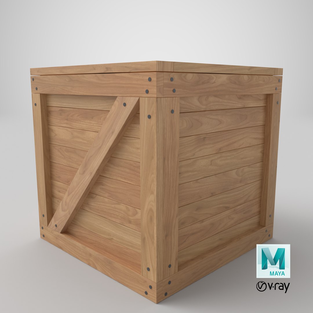 3D Wooden Box Set 01 - TurboSquid 2153132