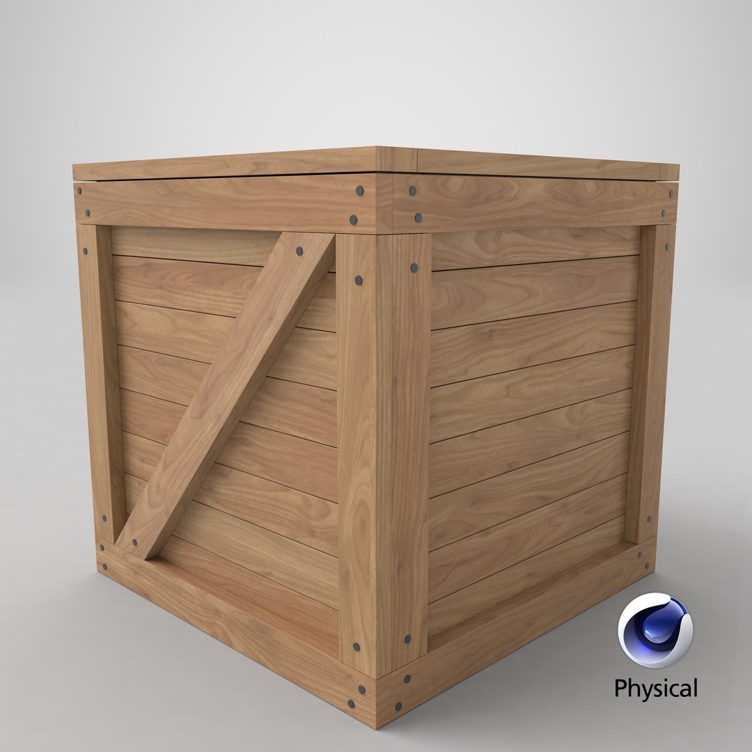 3D Wooden Box Set 01 - TurboSquid 2153132