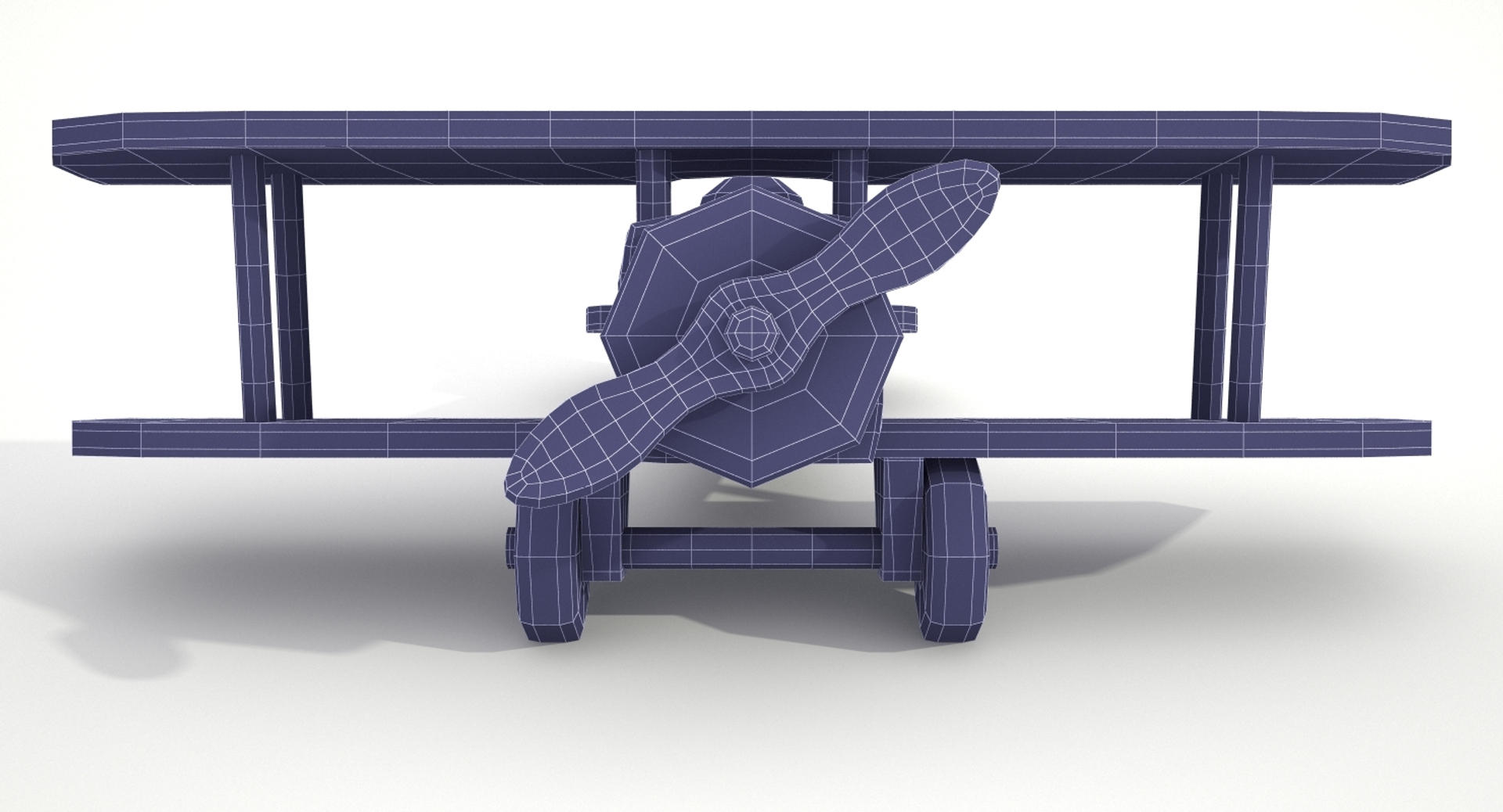 3d unfinished wooden airplane toy model