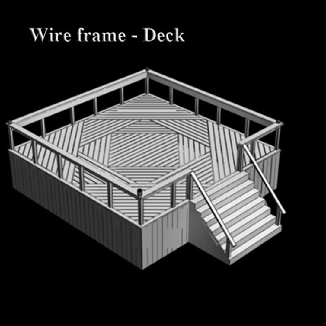 deck set hot tub 3d 3ds