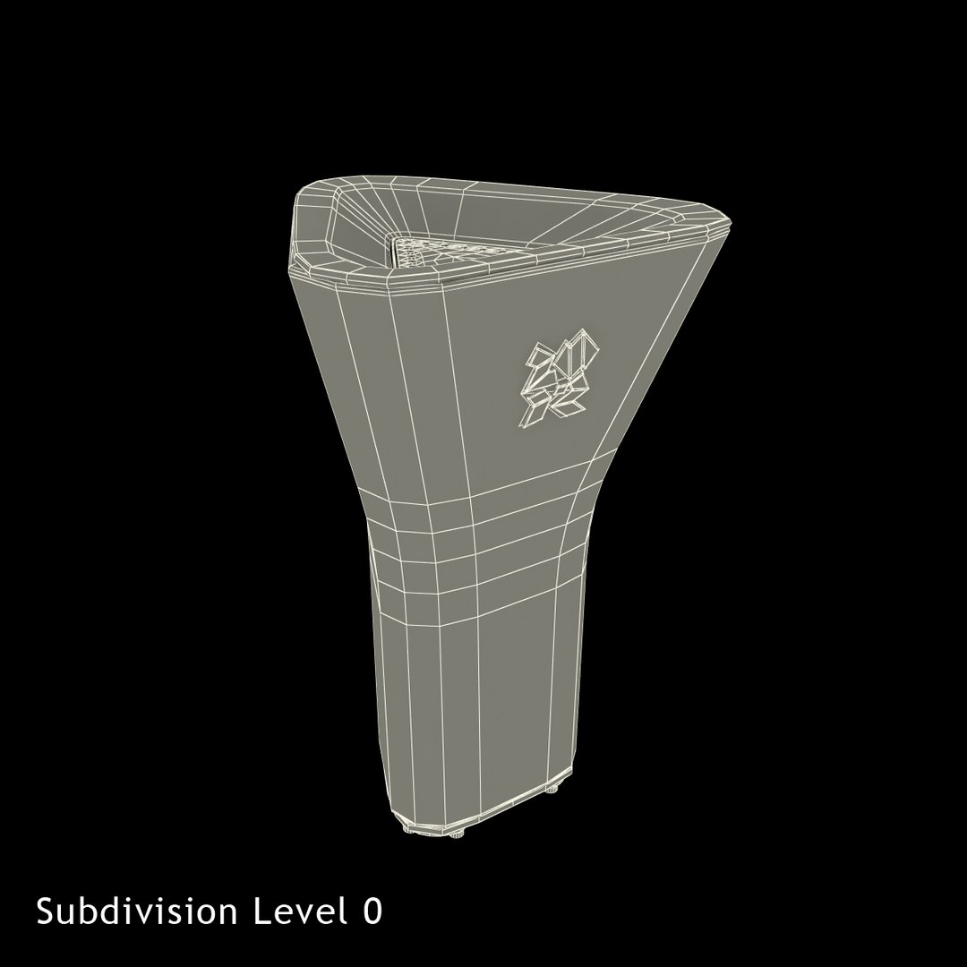 olympic torch cauldron 3d model