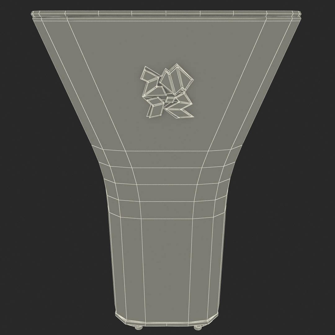 olympic torch cauldron 3d model