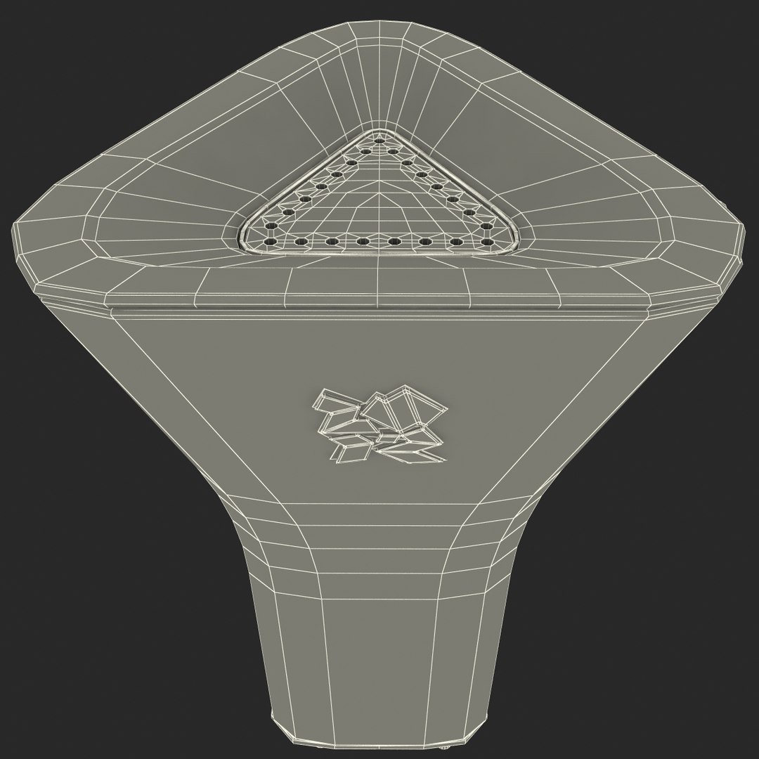 olympic torch cauldron 3d model