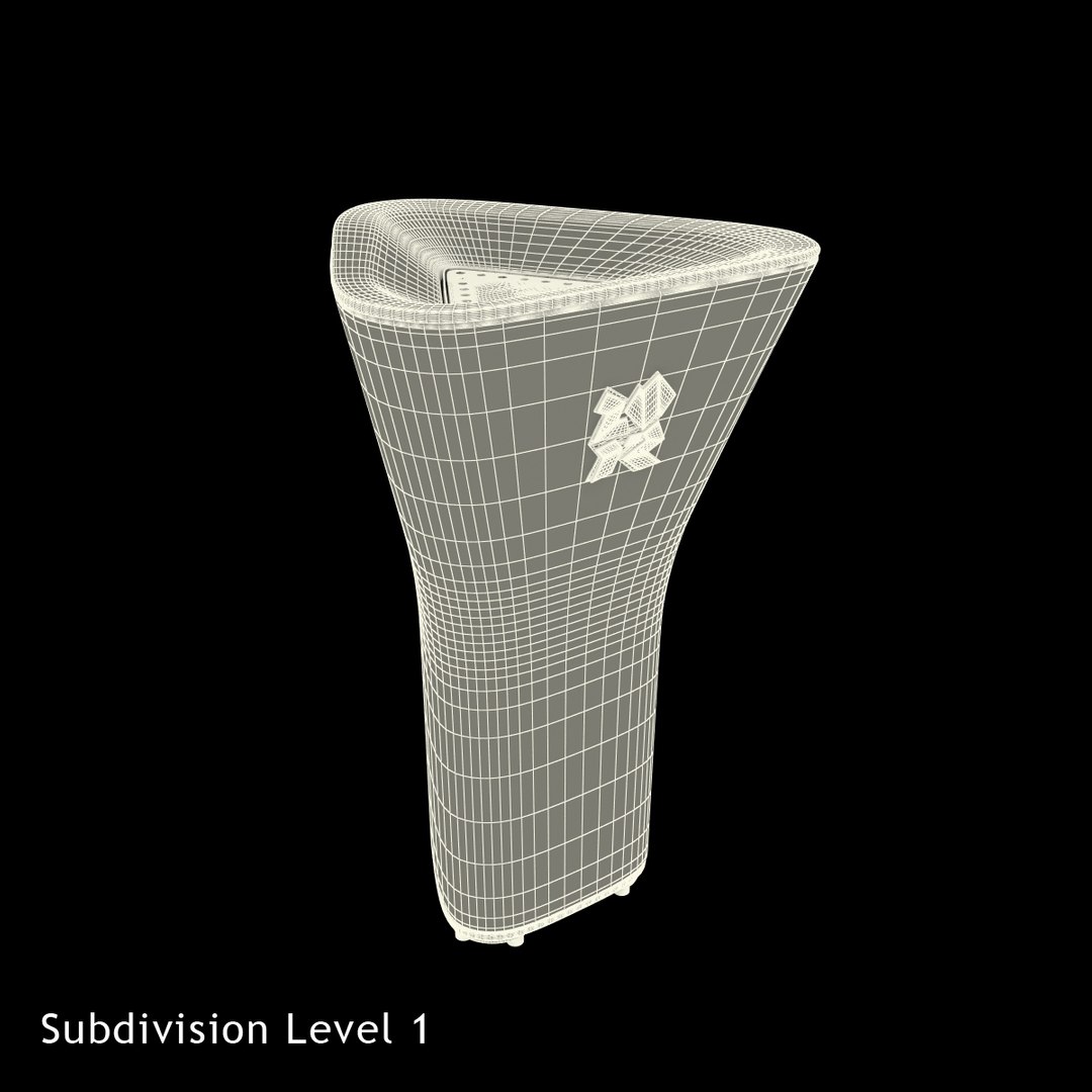 olympic torch cauldron 3d model