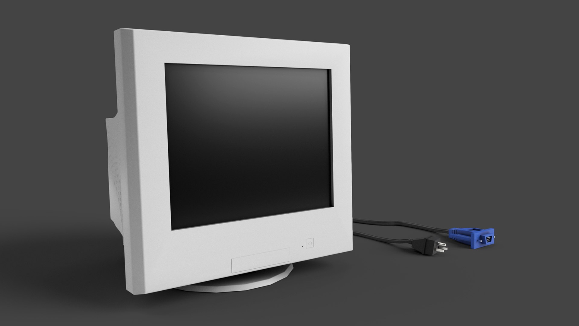 Vintage CRT Monitor - Low Poly Game Asset 3D - TurboSquid 1794672