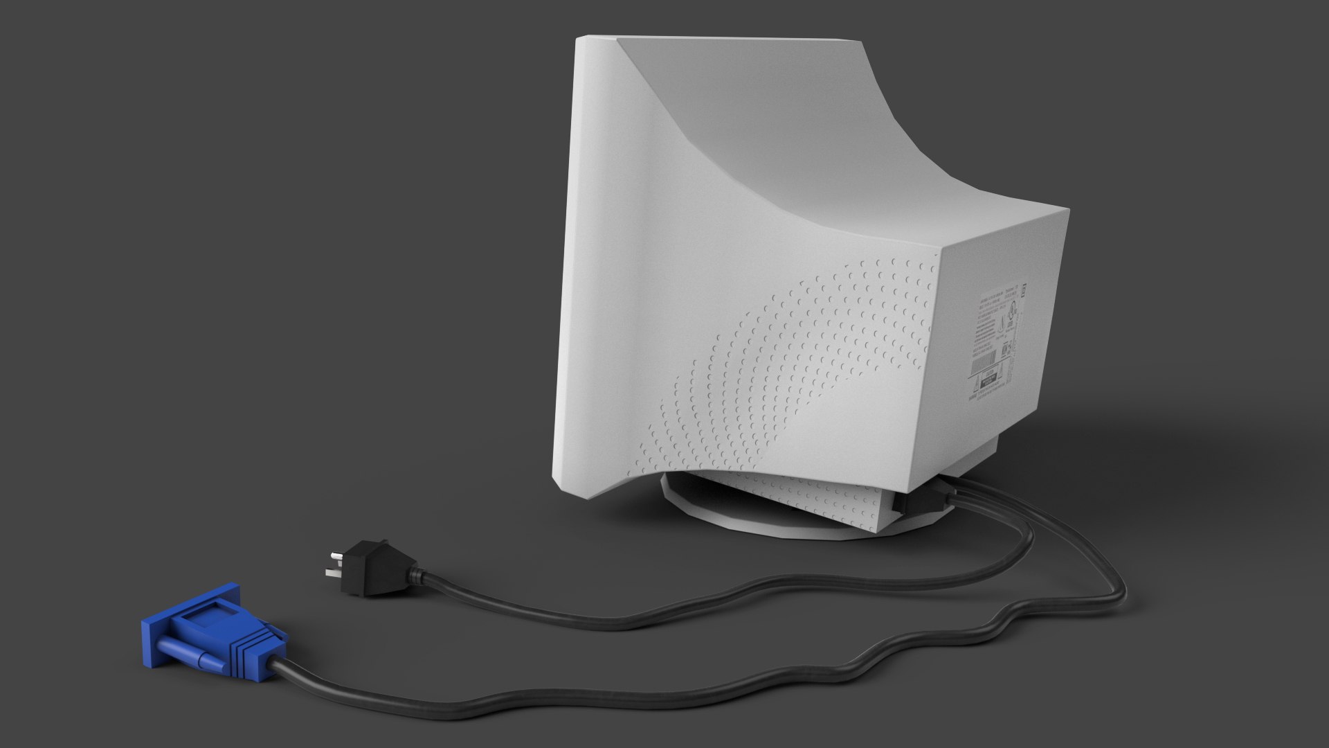 Vintage CRT Monitor - Low Poly Game Asset 3D - TurboSquid 1794672