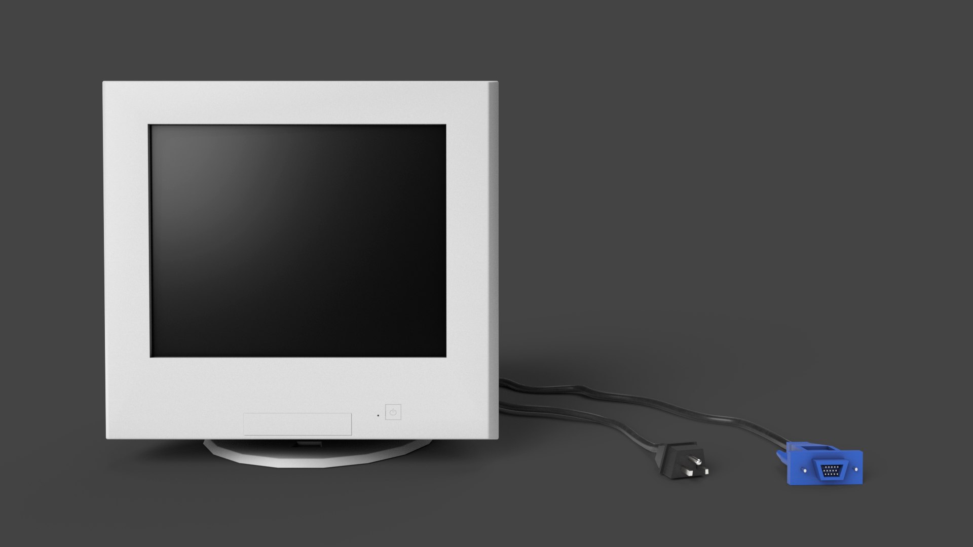 Vintage CRT Monitor - Low Poly Game Asset 3D - TurboSquid 1794672