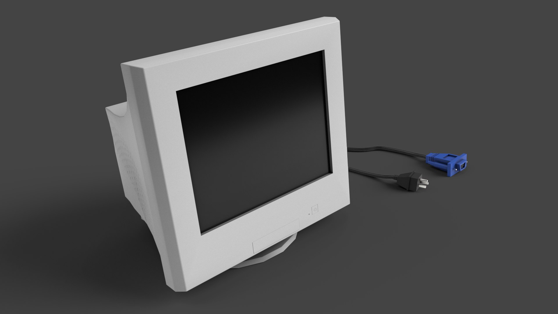 Vintage CRT Monitor - Low Poly Game Asset 3D - TurboSquid 1794672