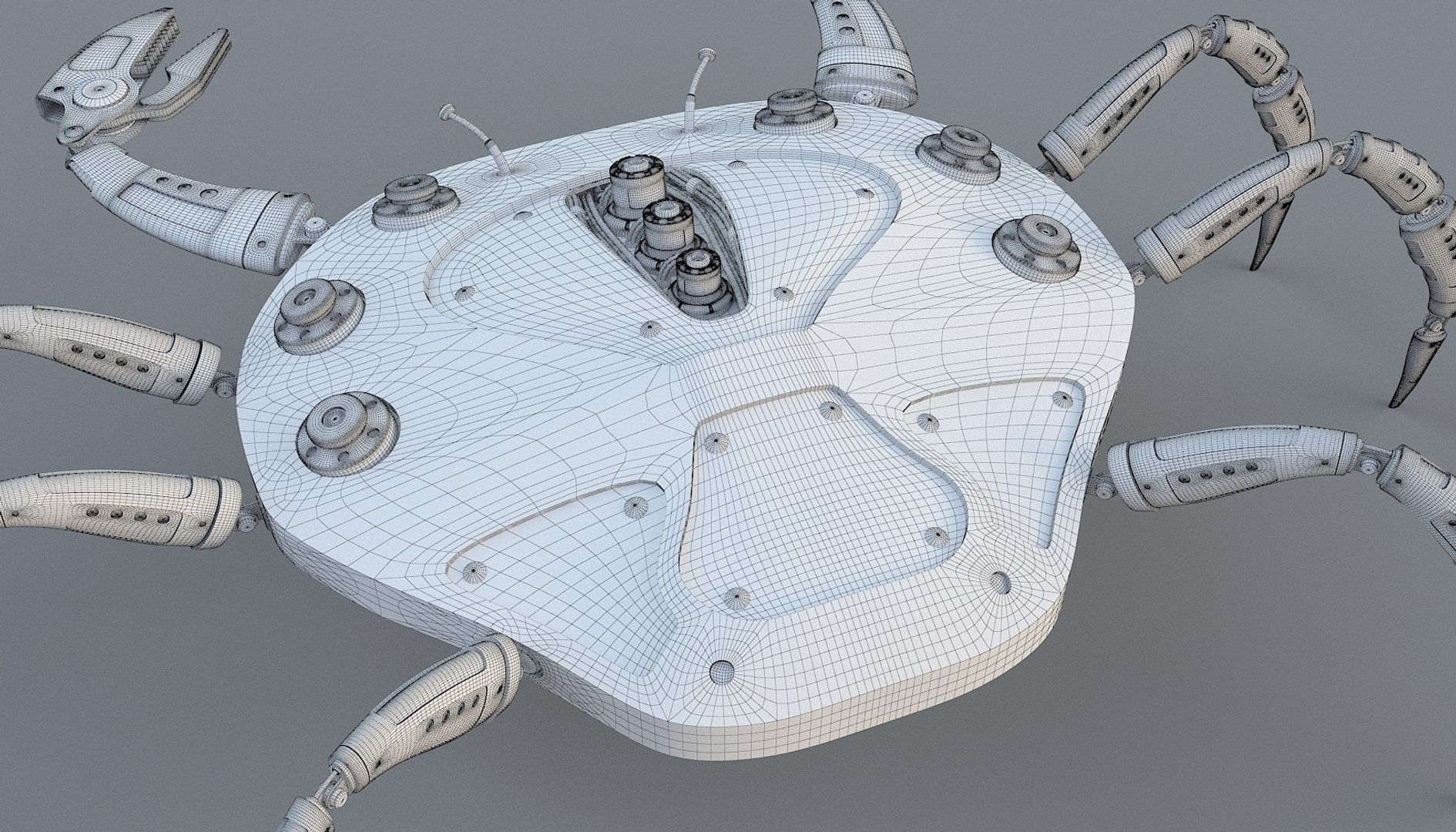 3D Robo Crab Robot Model - TurboSquid 1320690