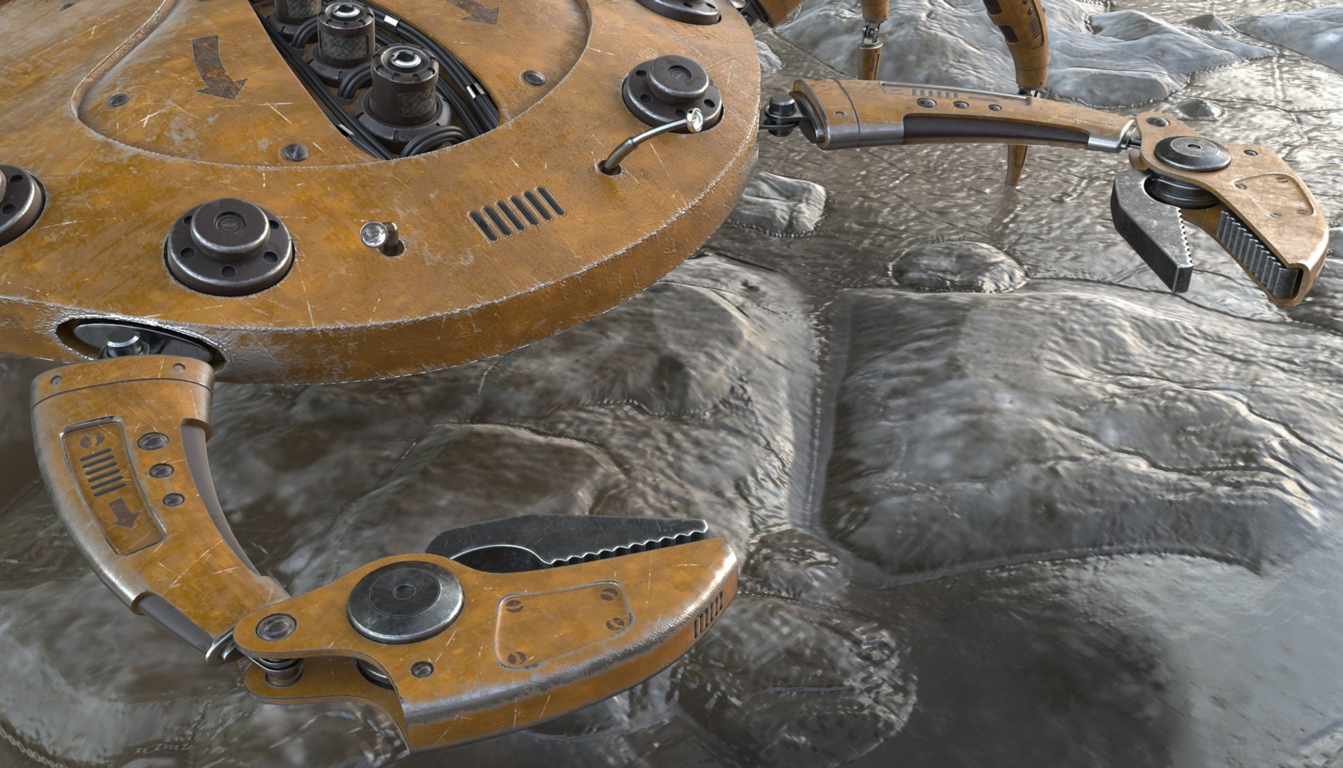 3D Robo Crab Robot Model - TurboSquid 1320690