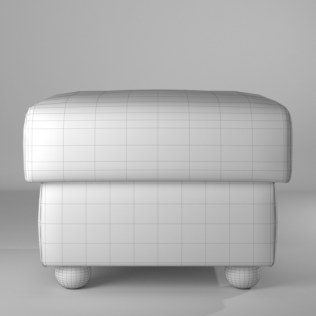 Poofs Set 4 Items 3D Model - TurboSquid 1487958