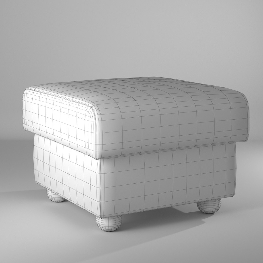 Poofs Set 4 Items 3D Model - TurboSquid 1487958