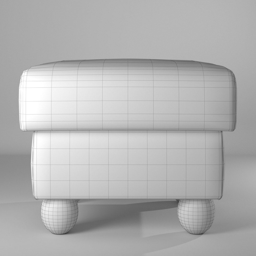 Poofs Set 4 Items 3D Model - TurboSquid 1487958